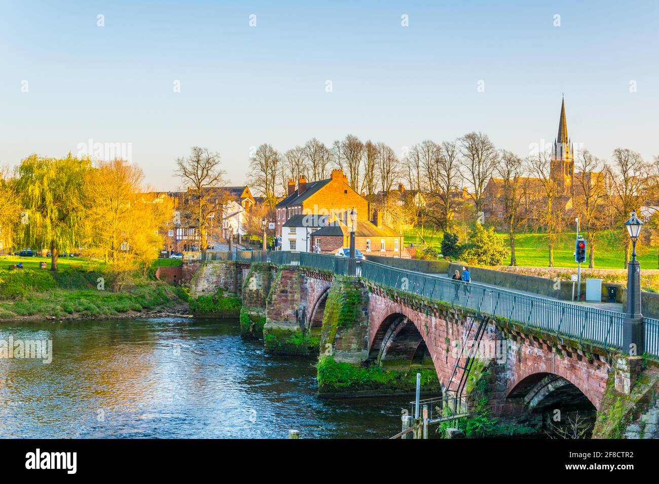 Old Dee bridge in Chester, England Stock Photo - Alamy