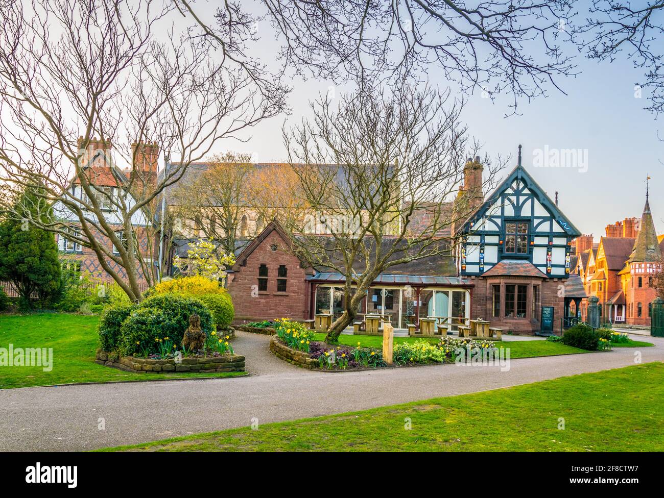 Brick houses in Chester, England Stock Photo - Alamy