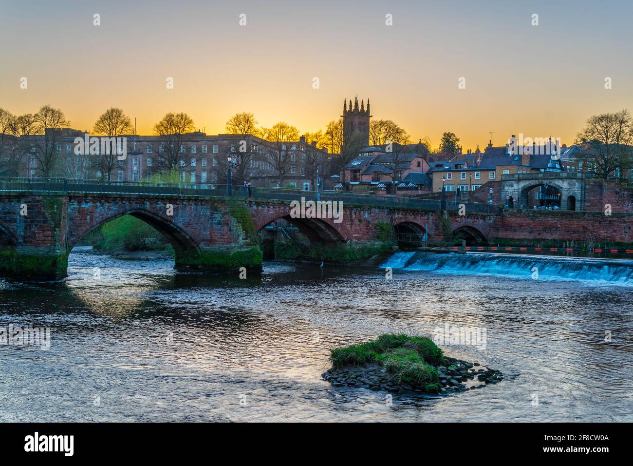 Old Dee bridge in Chester, England Stock Photo - Alamy