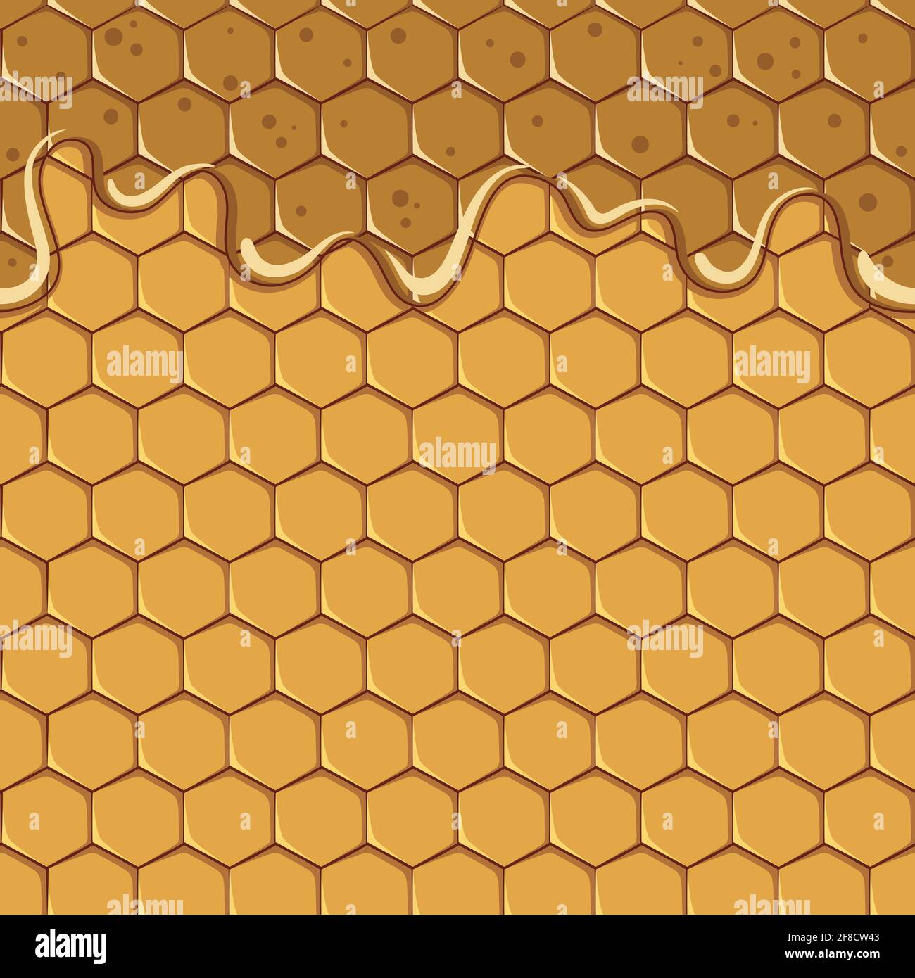 Seamless honey dripping Stock Vector Images - Alamy