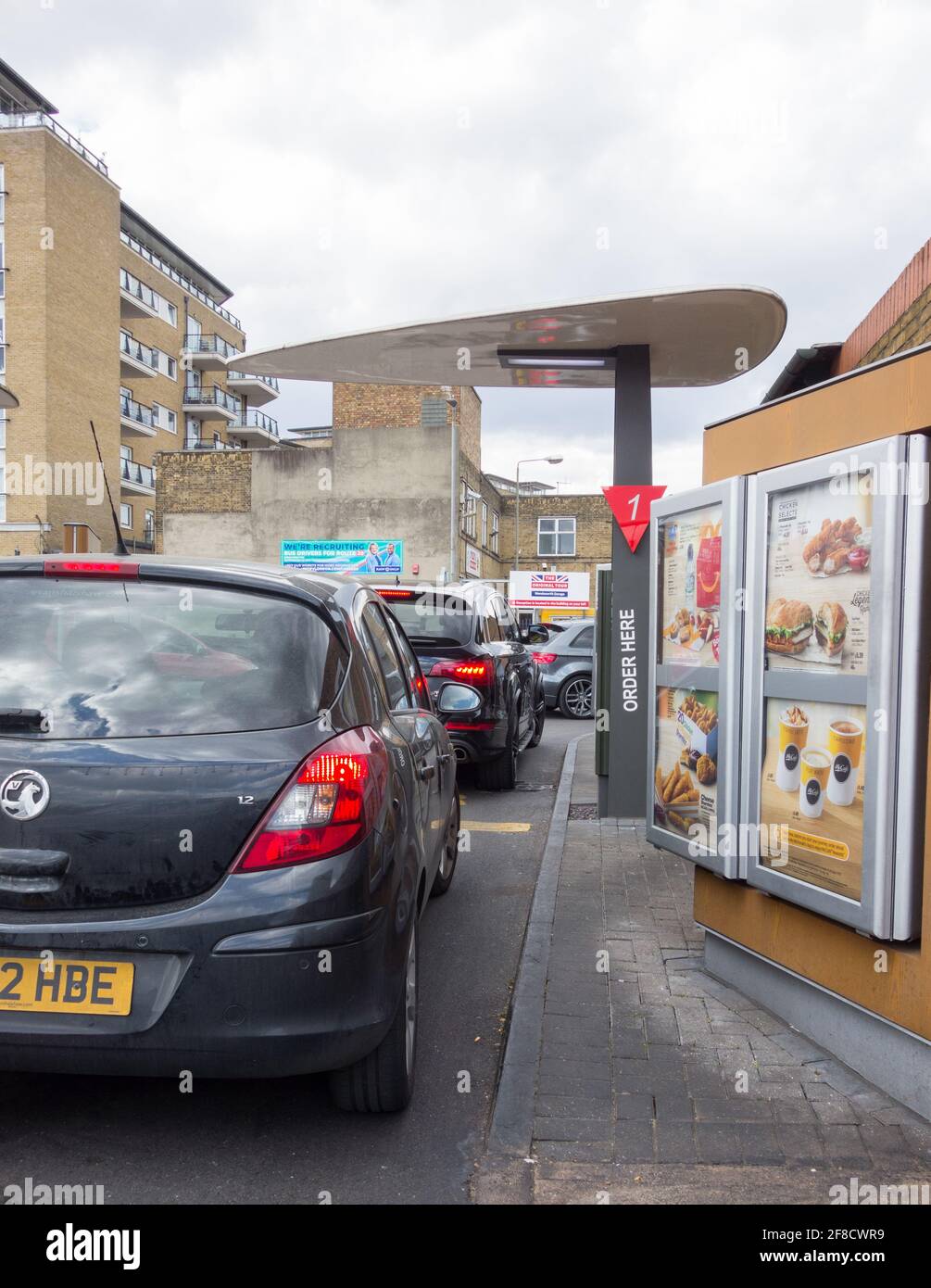 Mcdonald's drive through menu hi-res stock photography and images - Alamy