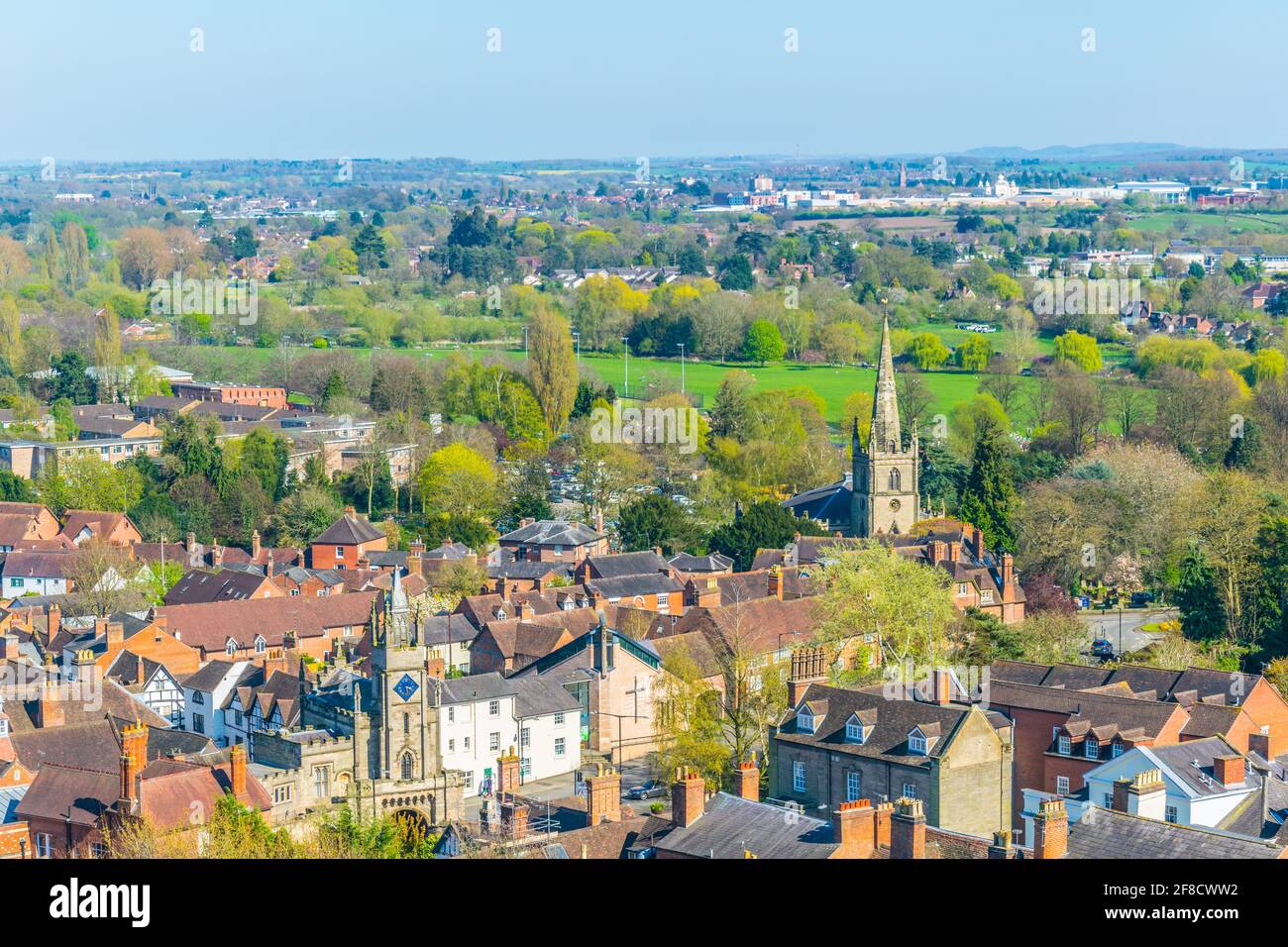 Rooftop warwick street skyline hi-res stock photography and images - Alamy