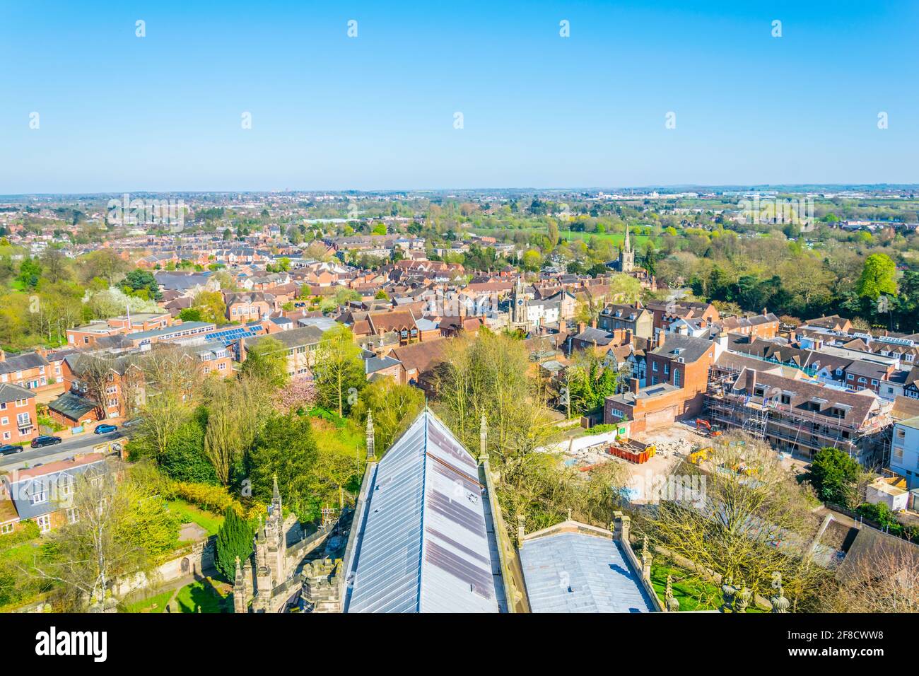 Rooftop warwick street skyline hi-res stock photography and images - Alamy