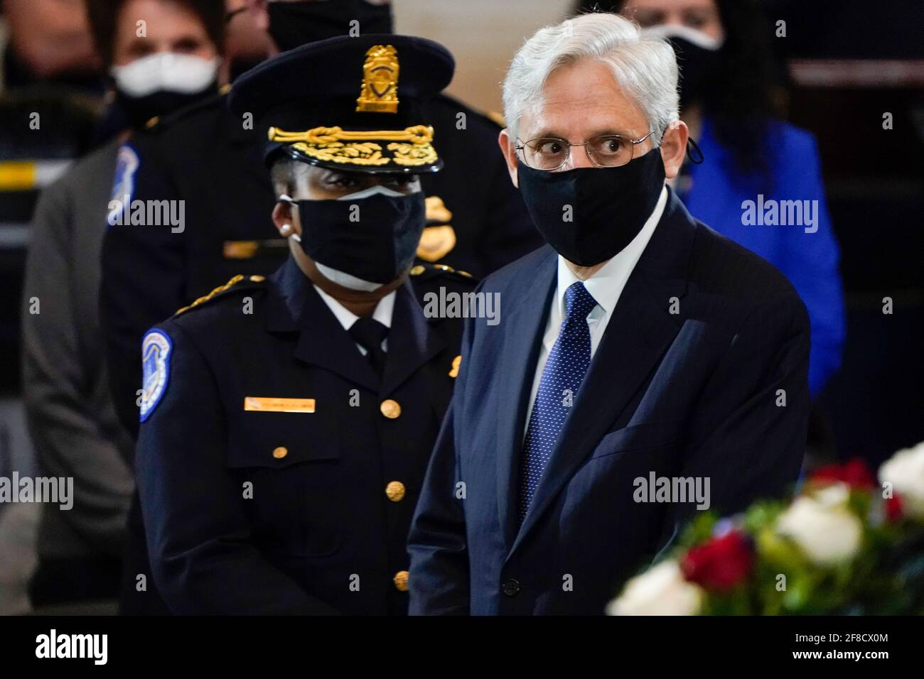 Attorney General Merrick Garland and acting U.S. Capitol Police chief ...