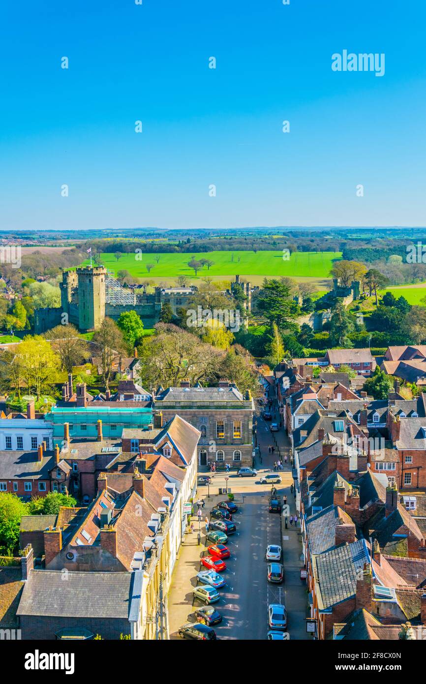 Rooftop warwick street skyline hi-res stock photography and images - Alamy