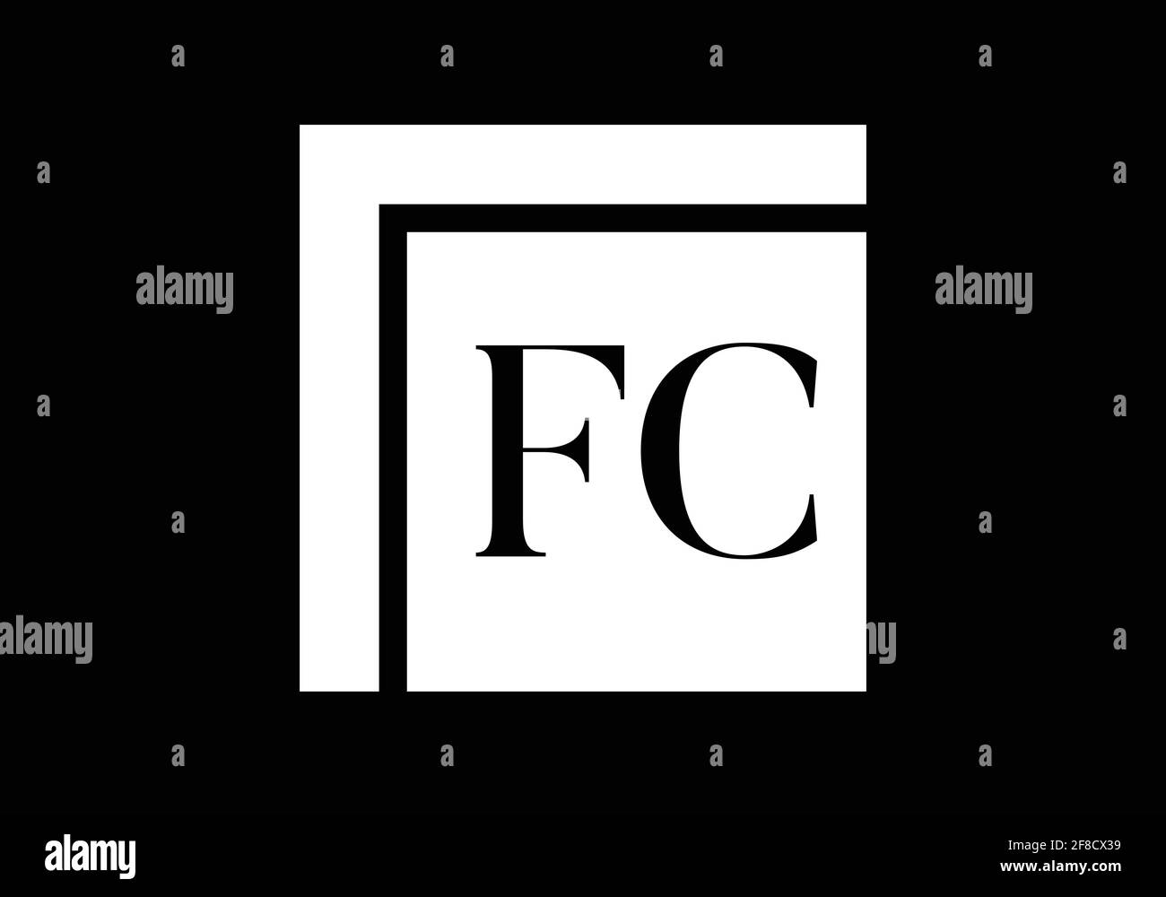 Fc clean logo Black and White Stock Photos & Images - Alamy