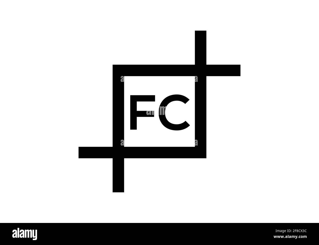 Fc clean logo Black and White Stock Photos & Images - Alamy