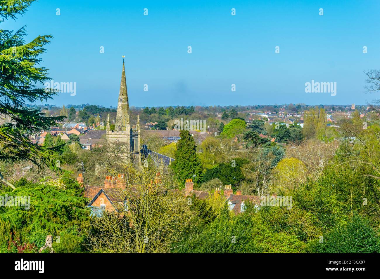 Rooftop warwick street skyline hi-res stock photography and images - Alamy