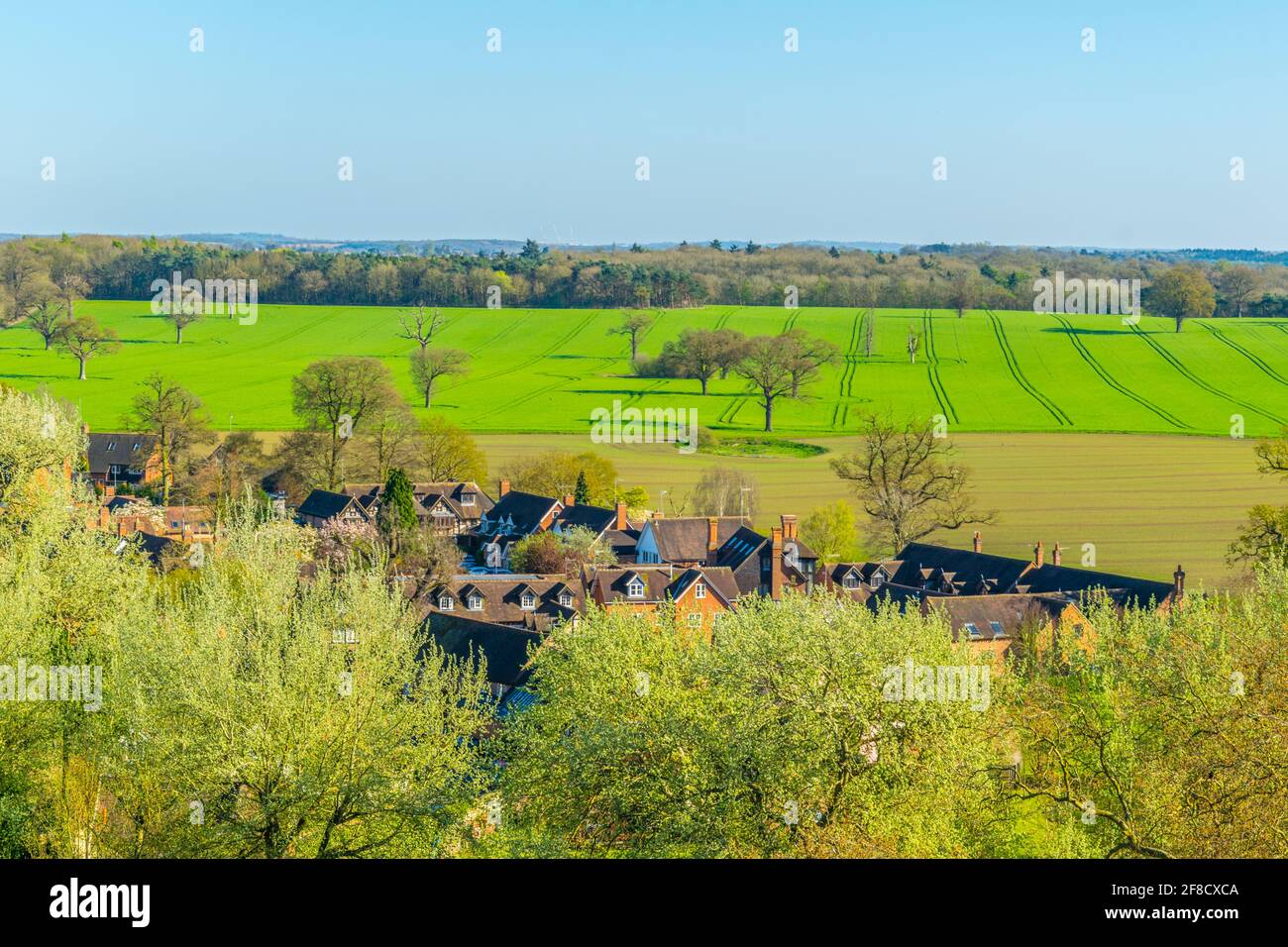 Rooftop warwick street skyline hi-res stock photography and images - Alamy