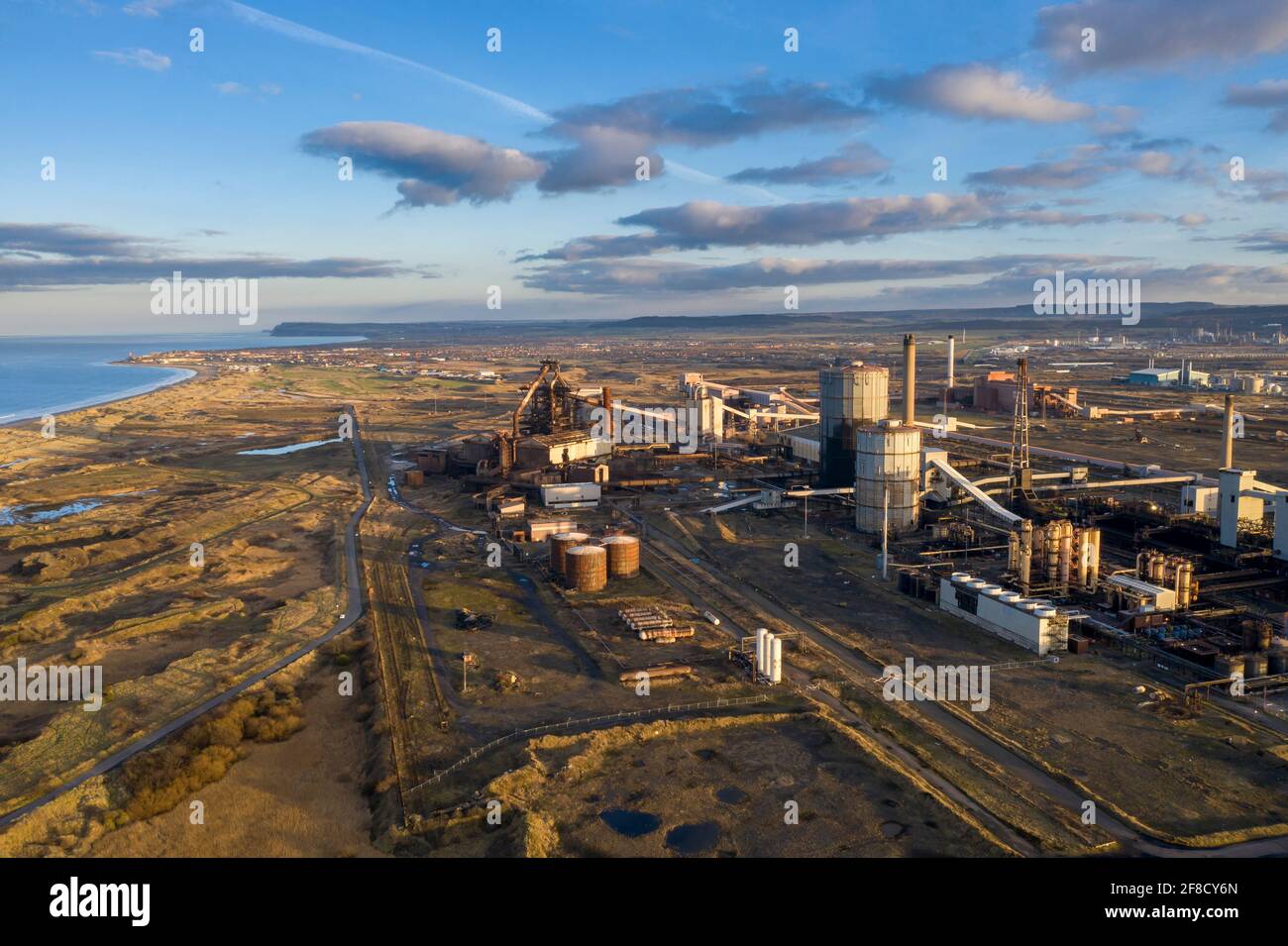 Redundant Blast Furnace and Steel Works, Redcar, Cleveland. North ...