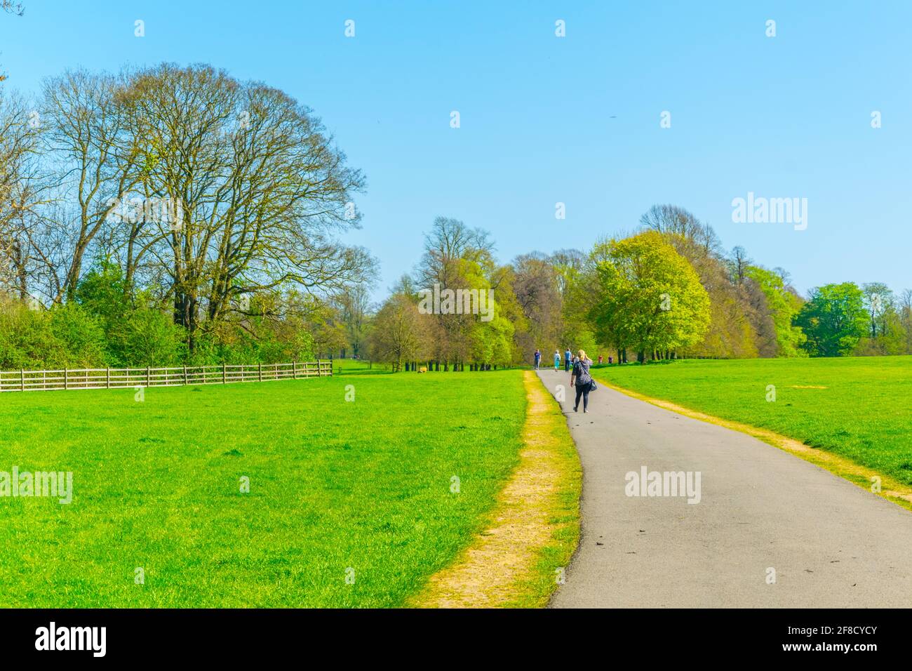 View of Burghley estate in Stamford, England Stock Photo - Alamy