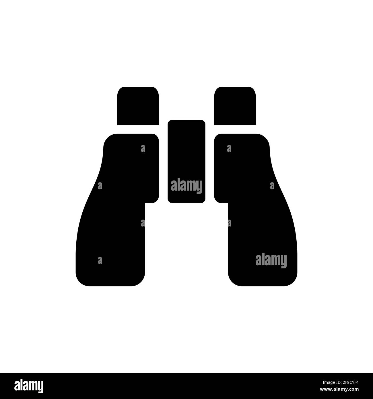 Binoculars vector icon. Binoculars zoom symbol isolated Vector ...