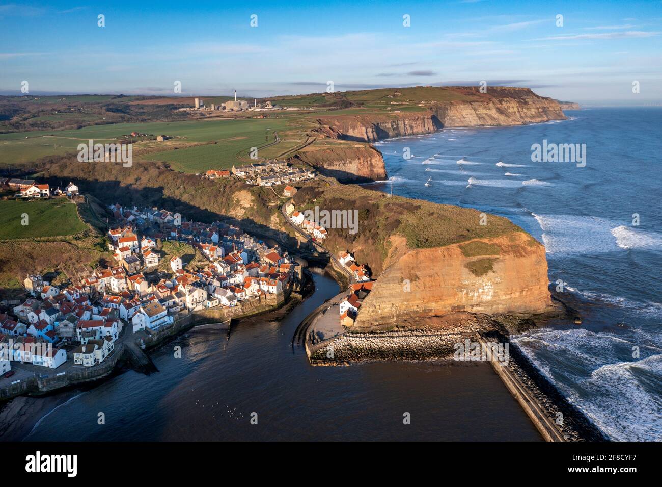 Boulby cliffs hi-res stock photography and images - Alamy