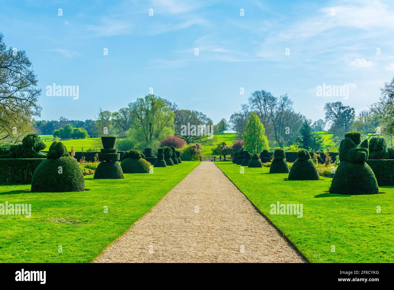 View of Burghley estate in Stamford, England Stock Photo - Alamy