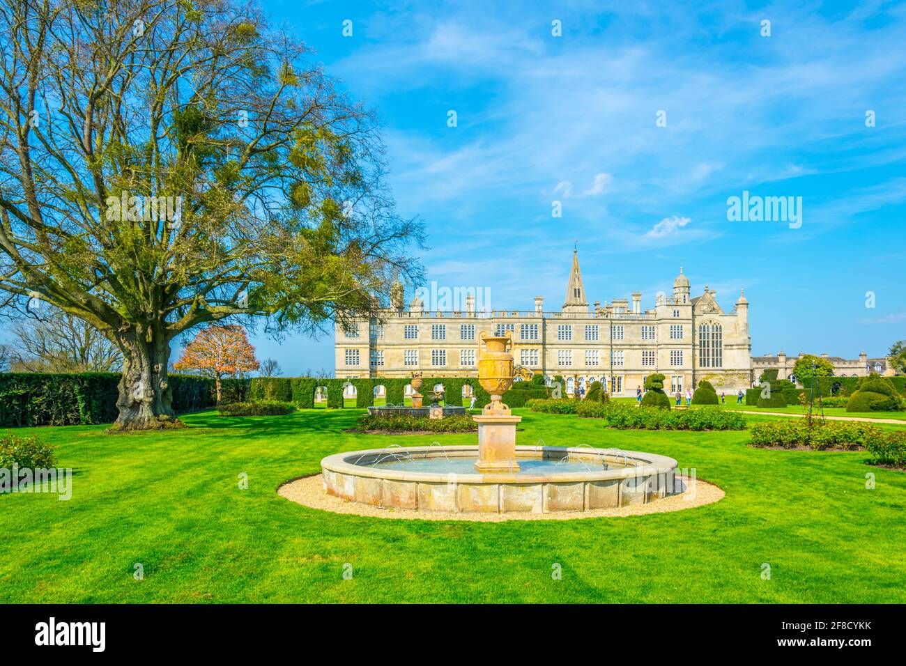 Burghley house near Stamford, England Stock Photo - Alamy