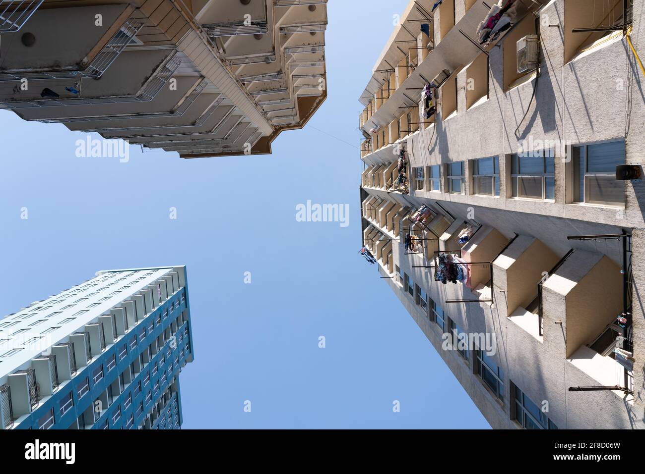 Photo up high-rise buildings Stock Photo - Alamy