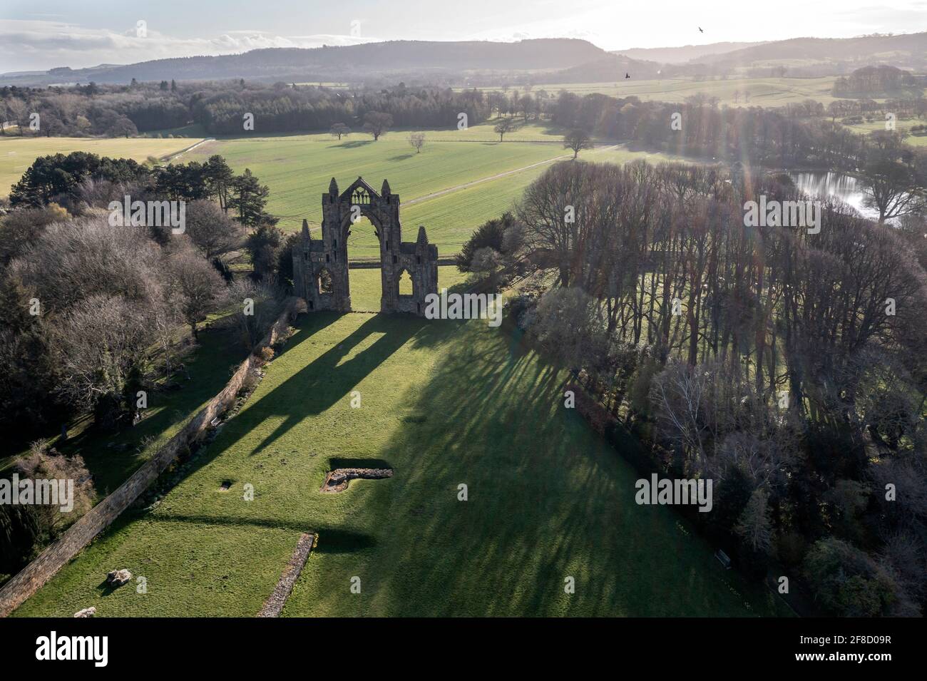 Gisborough Priory, Guisborough Cleveland, Yorkshire, England Stock ...