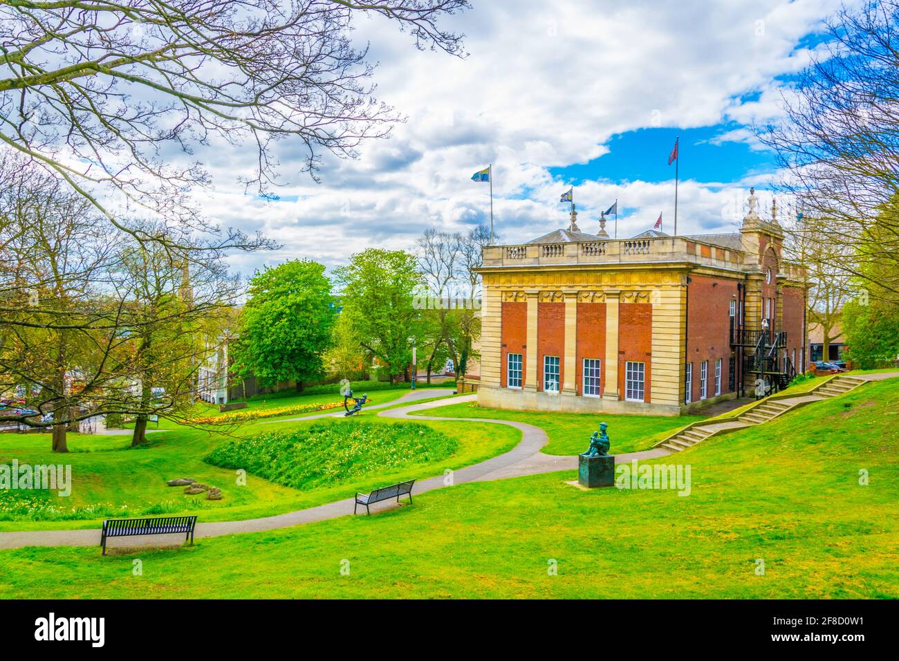 View of the Usher gallery in Lincoln, England Stock Photo - Alamy
