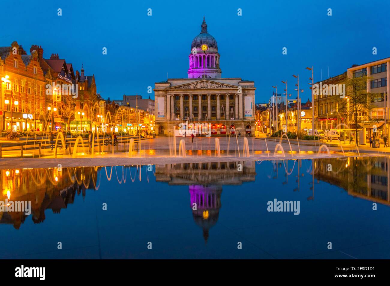 Nottingham council house night hi-res stock photography and images - Alamy
