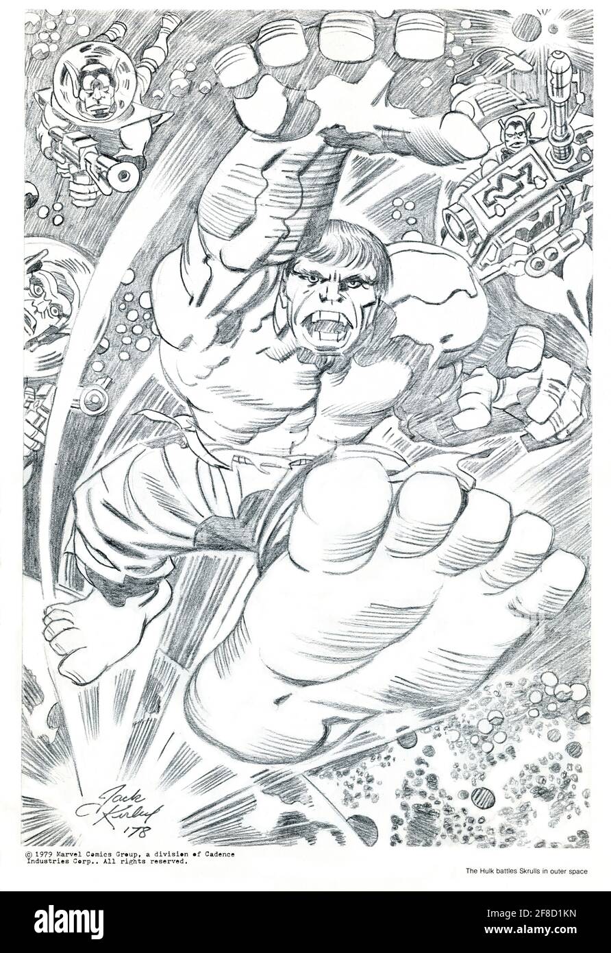 Marvel Comics Drawings