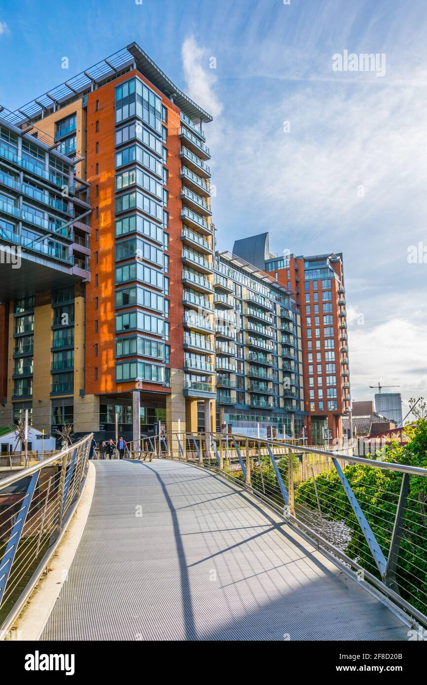 Riverside of river Irwell in Manchester, England Stock Photo - Alamy