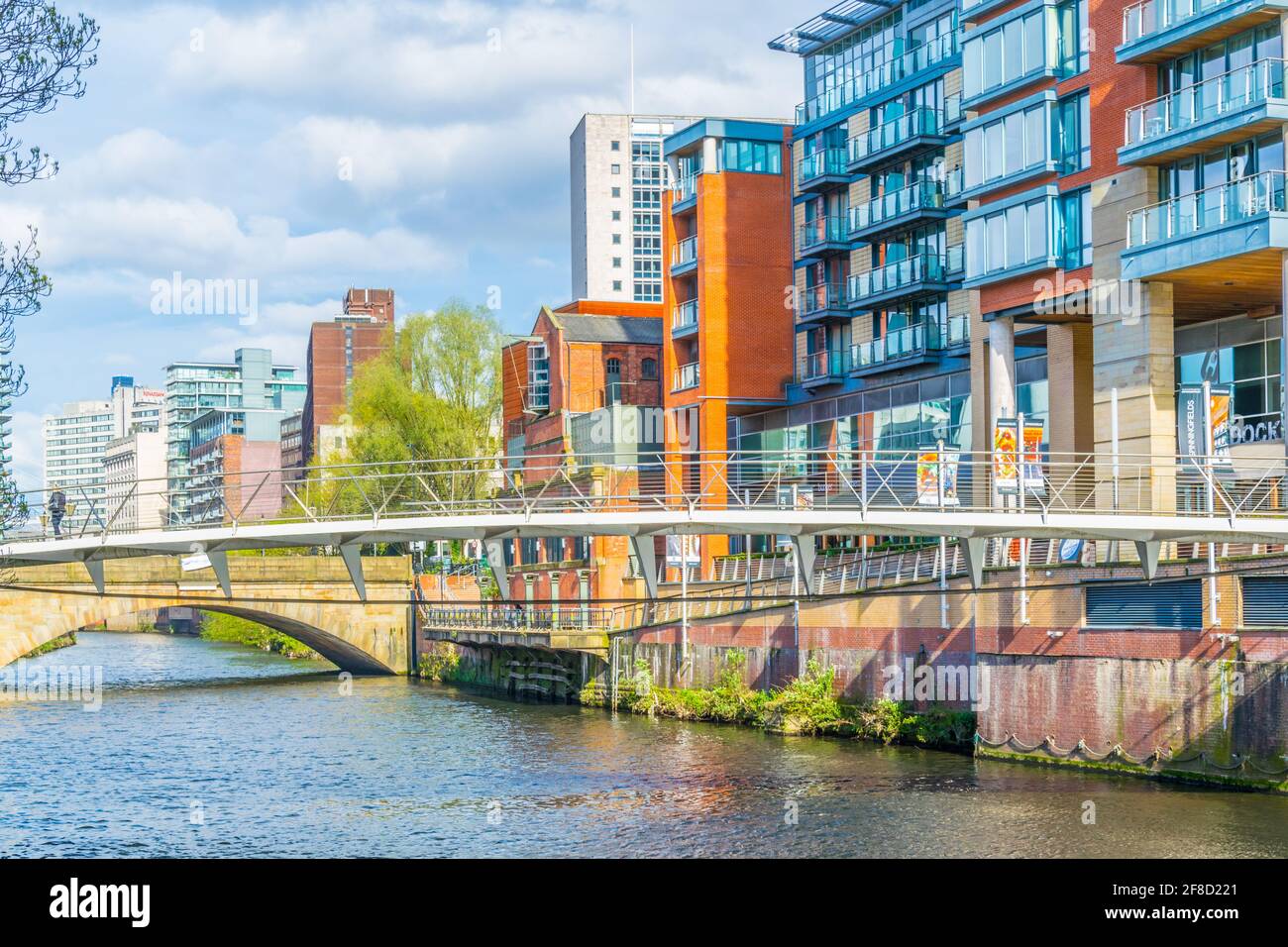 Riverside of river Irwell in Manchester, England Stock Photo - Alamy
