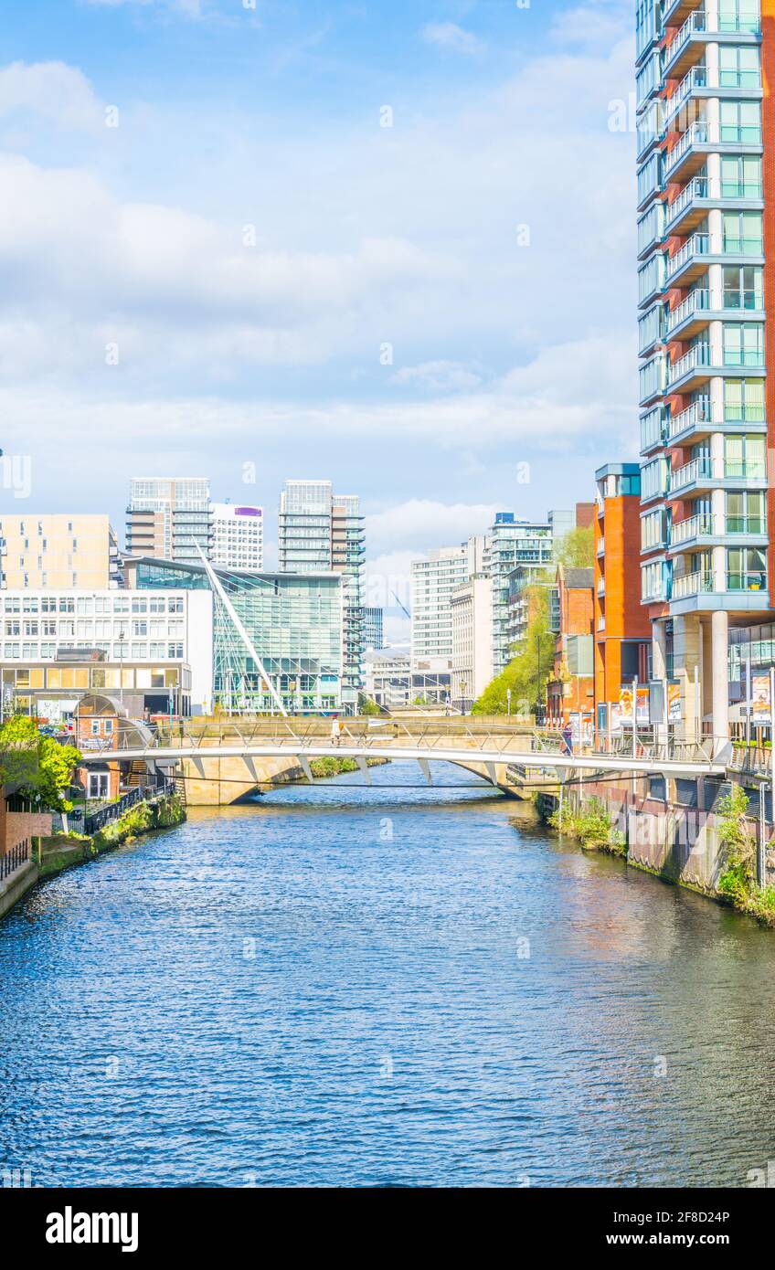 Riverside of river Irwell in Manchester, England Stock Photo - Alamy