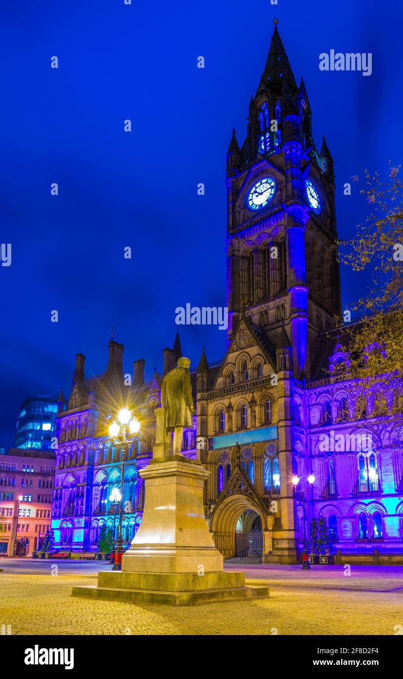 Manchester central illuminated hi-res stock photography and images - Alamy