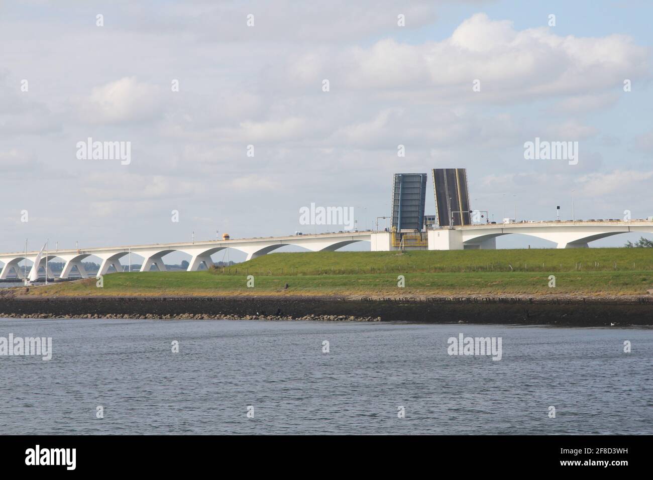 The Zeeland Bridge is the longest bridge in the Netherlands Stock Photo ...
