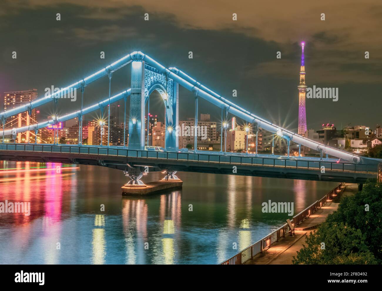The Kiyosu Bridge is one of my favorite bridges crossing over Sumida ...