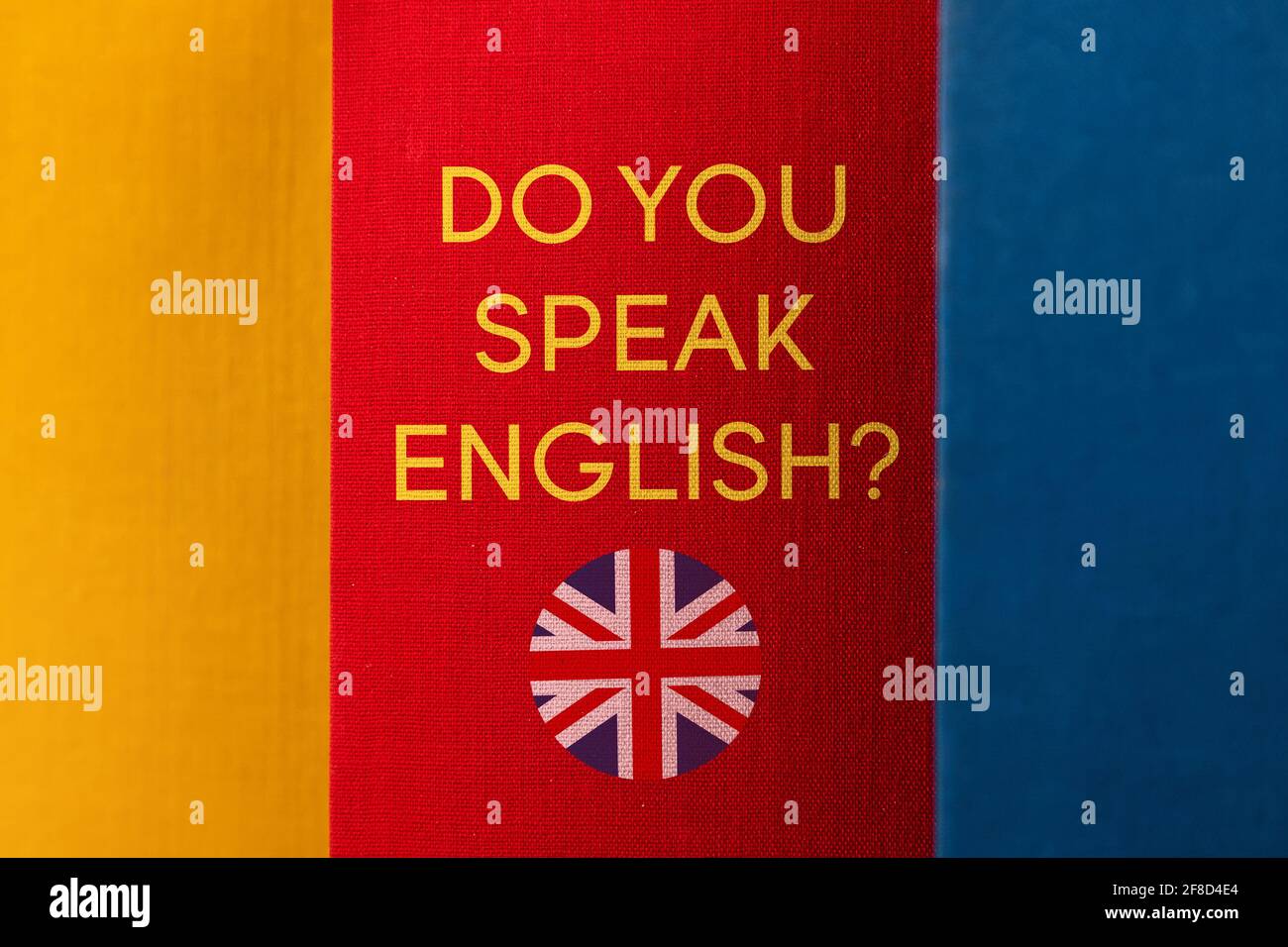 World English Language Day. The book covers are close together. The ...