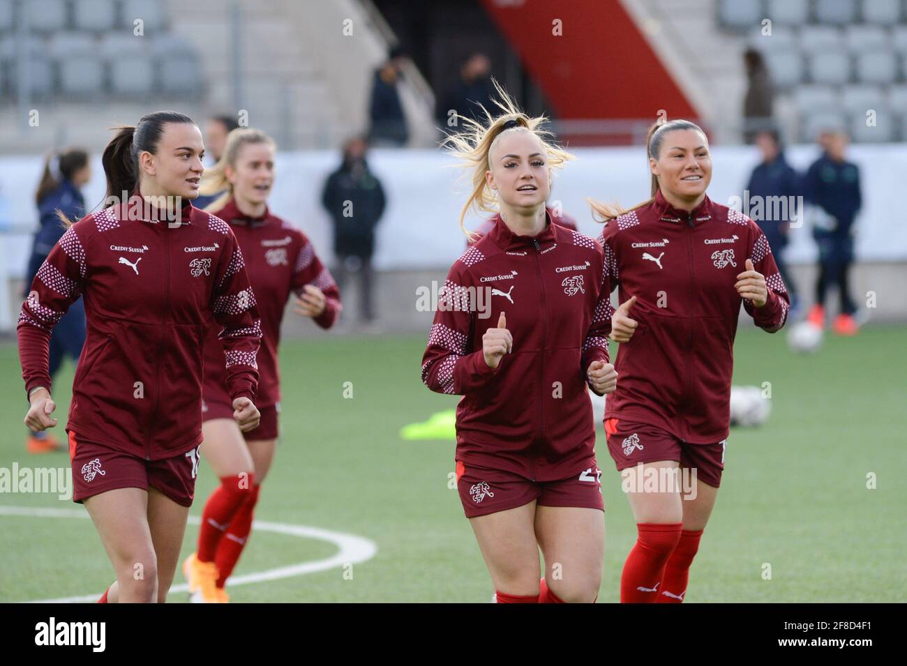 Thun Arena Thun Uefa Womens Euro Play Offs Switzerland 13th Apr