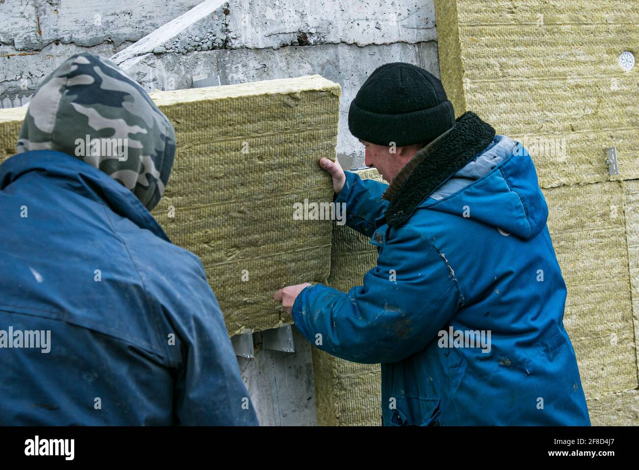 Installing blocks hi-res stock photography and images - Alamy