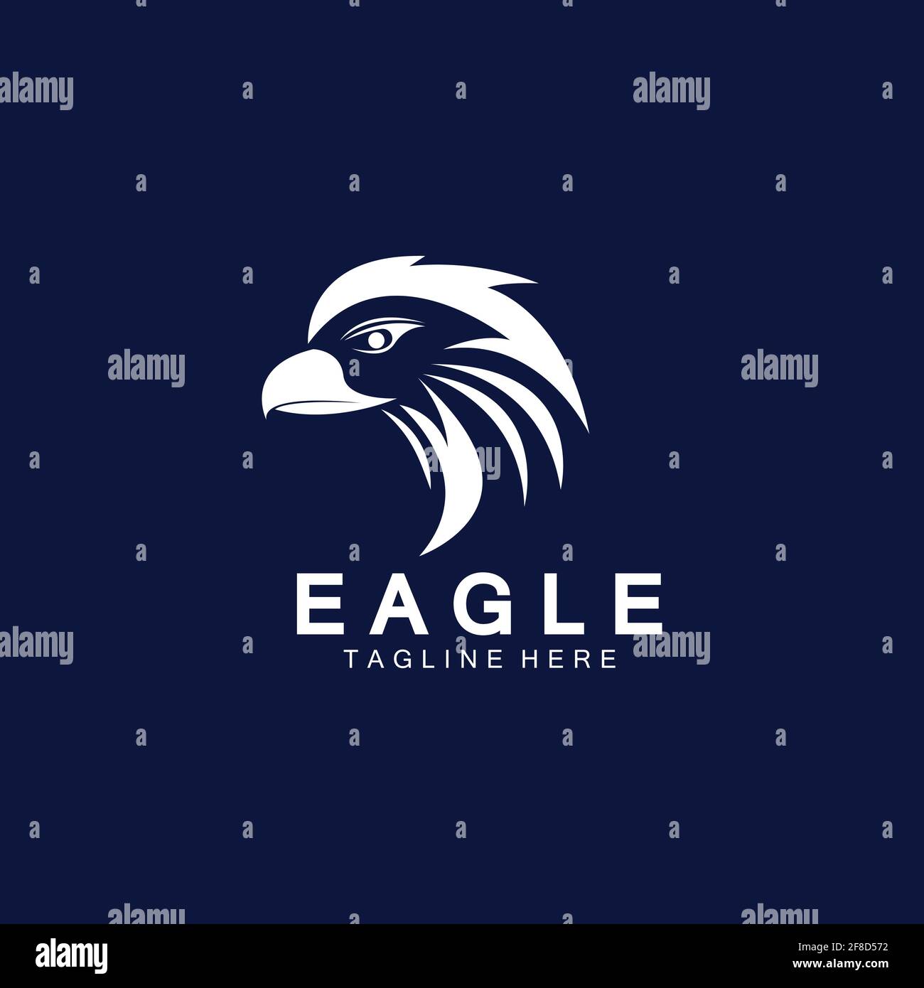Flying eagle logo vector hi-res stock photography and images - Alamy