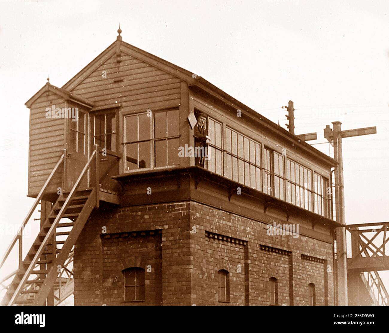 Old signal box signalman hi-res stock photography and images - Alamy