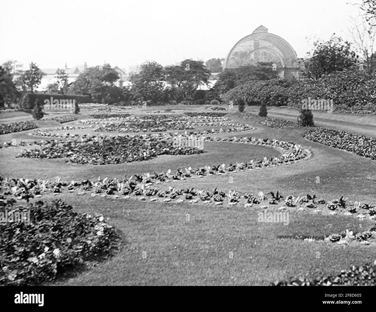Botanic Gardens Liverpool early 1900s Stock Photo - Alamy