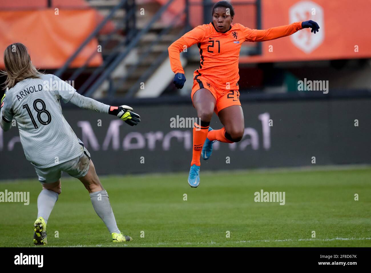 NIJMEGEN, NETHERLANDS - APRIL 13: Lineth Beerensteyn of The Netherlands ...