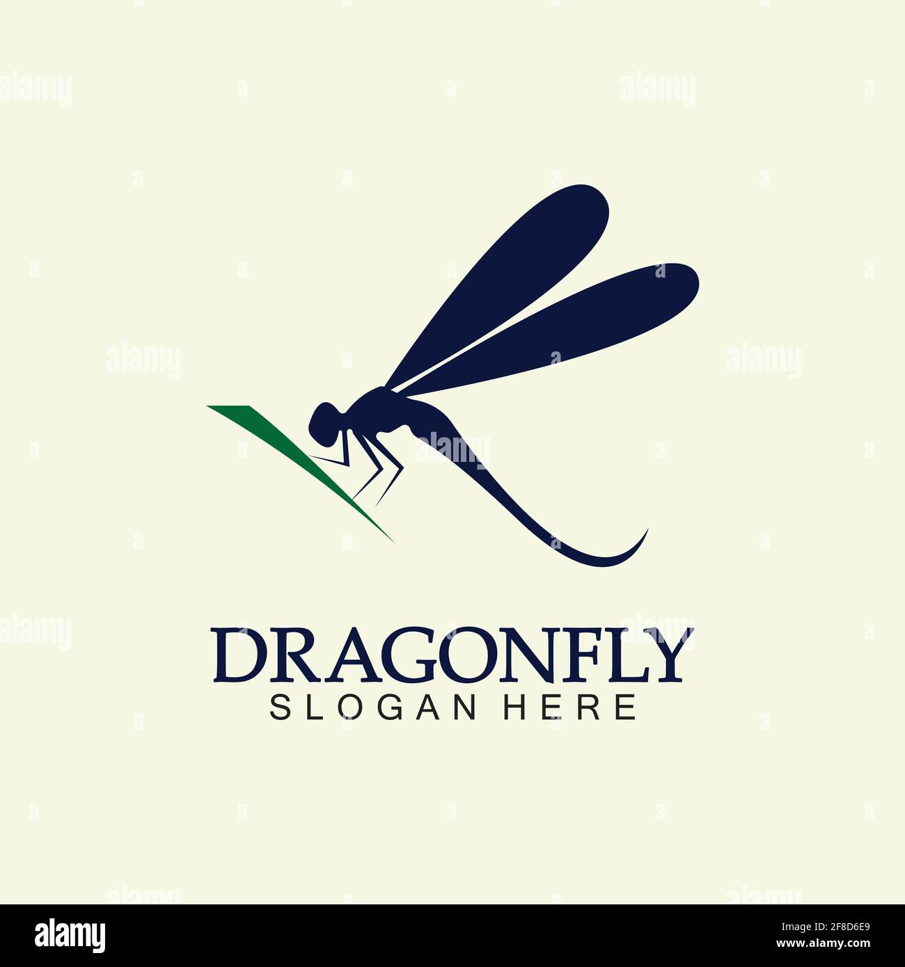 Dragonfly Logo Vector icon illustration design template Stock Vector ...
