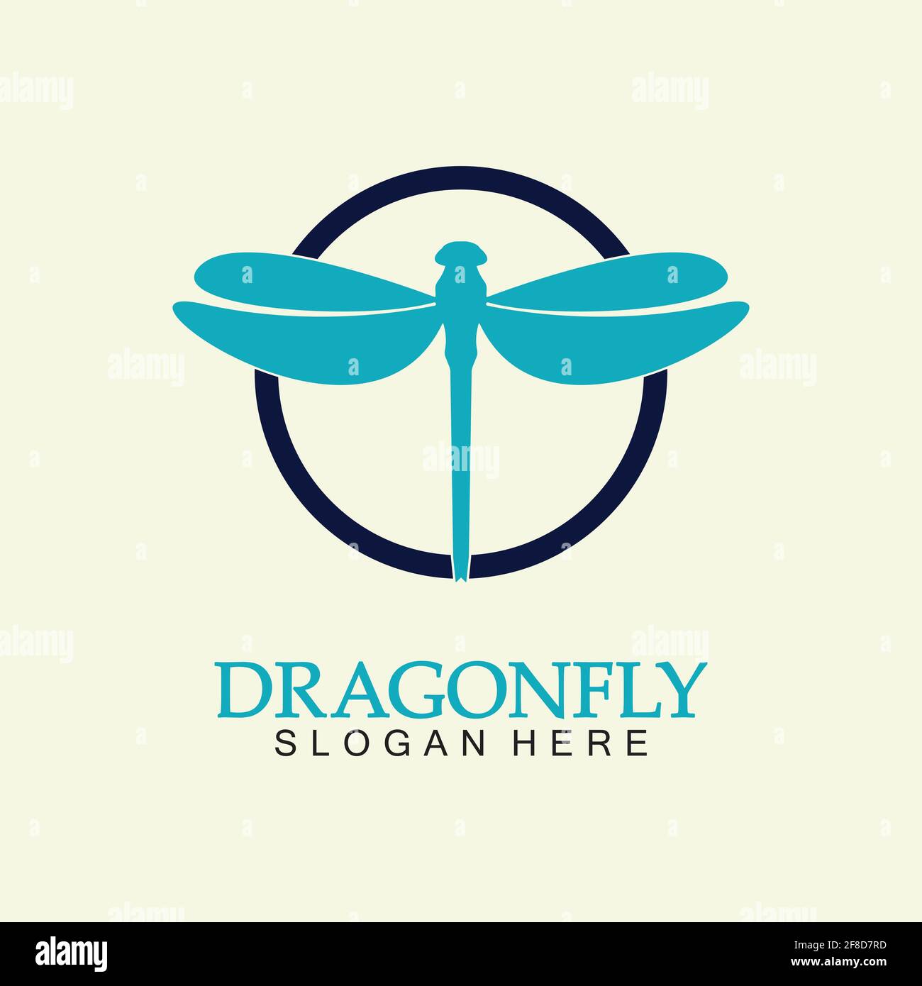 Dragonfly Logo Vector icon illustration design template Stock Vector ...