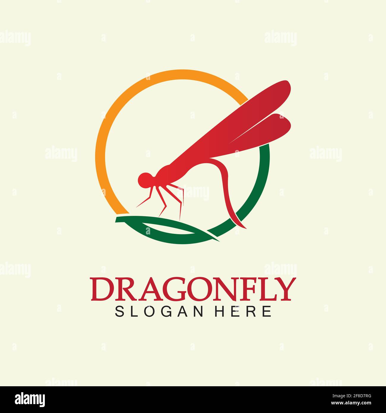 Dragonfly logo hi-res stock photography and images - Alamy