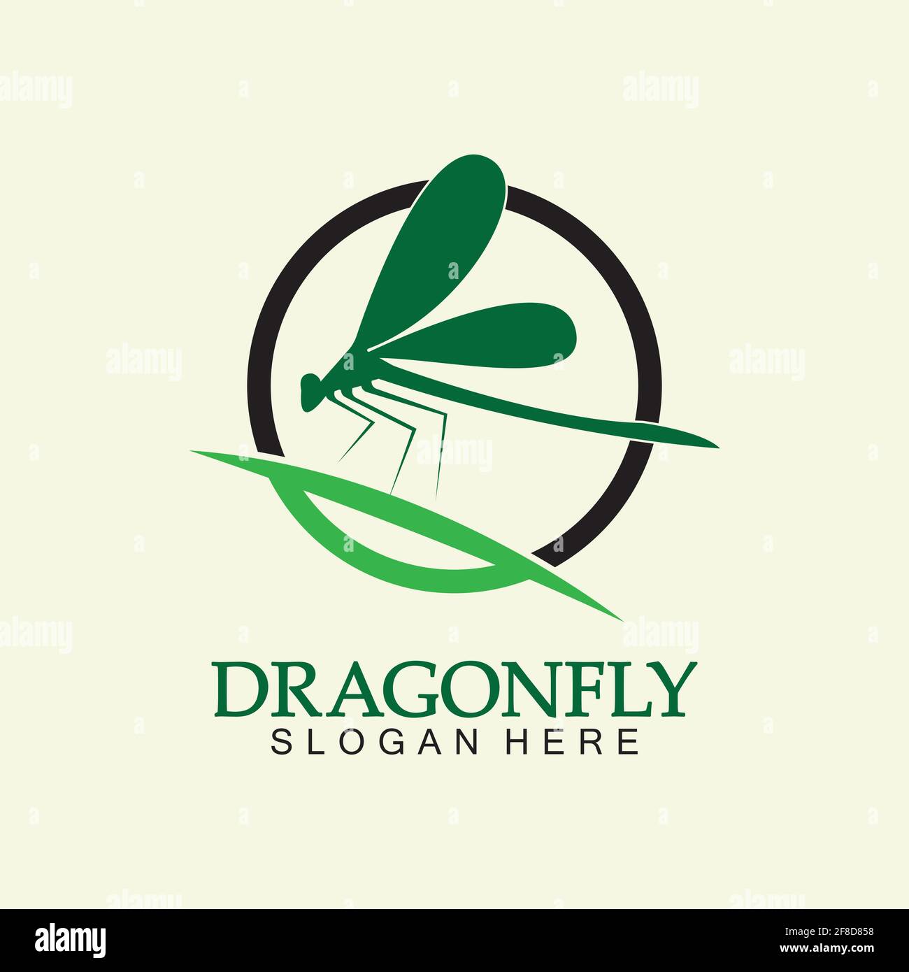 Dragonfly Logo Vector icon illustration design template Stock Vector ...