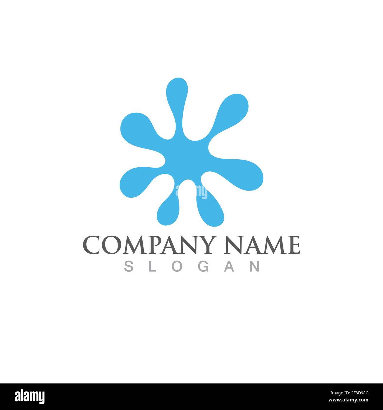 Splash water vector logo Stock Vector Image & Art - Alamy