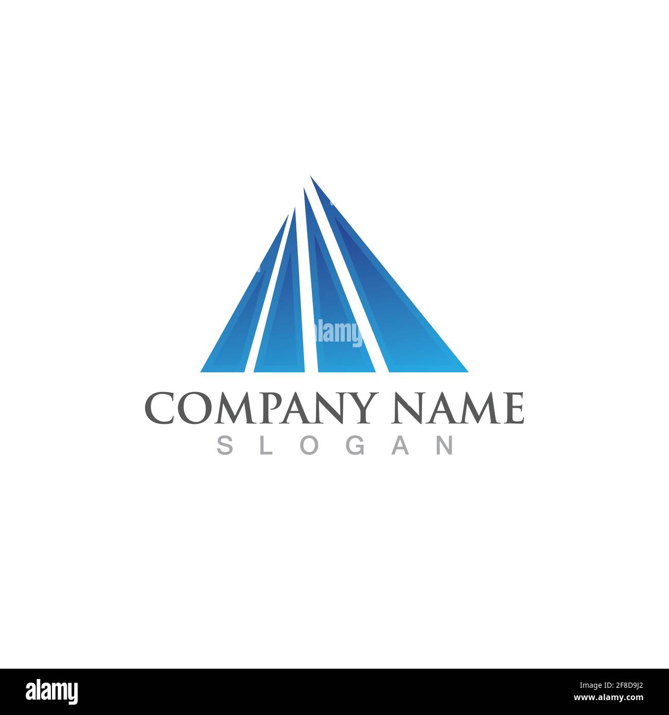 pyramid logo and symbol vector Stock Vector Image & Art - Alamy