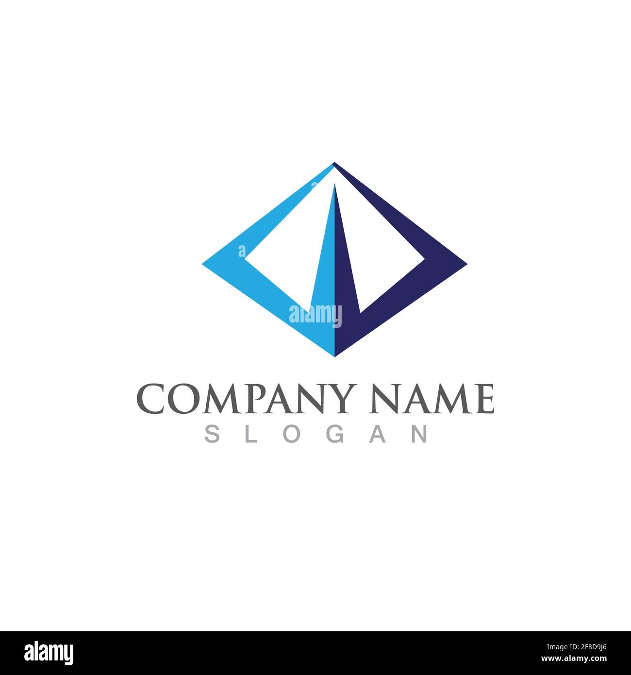 pyramid logo and symbol vector Stock Vector Image & Art - Alamy