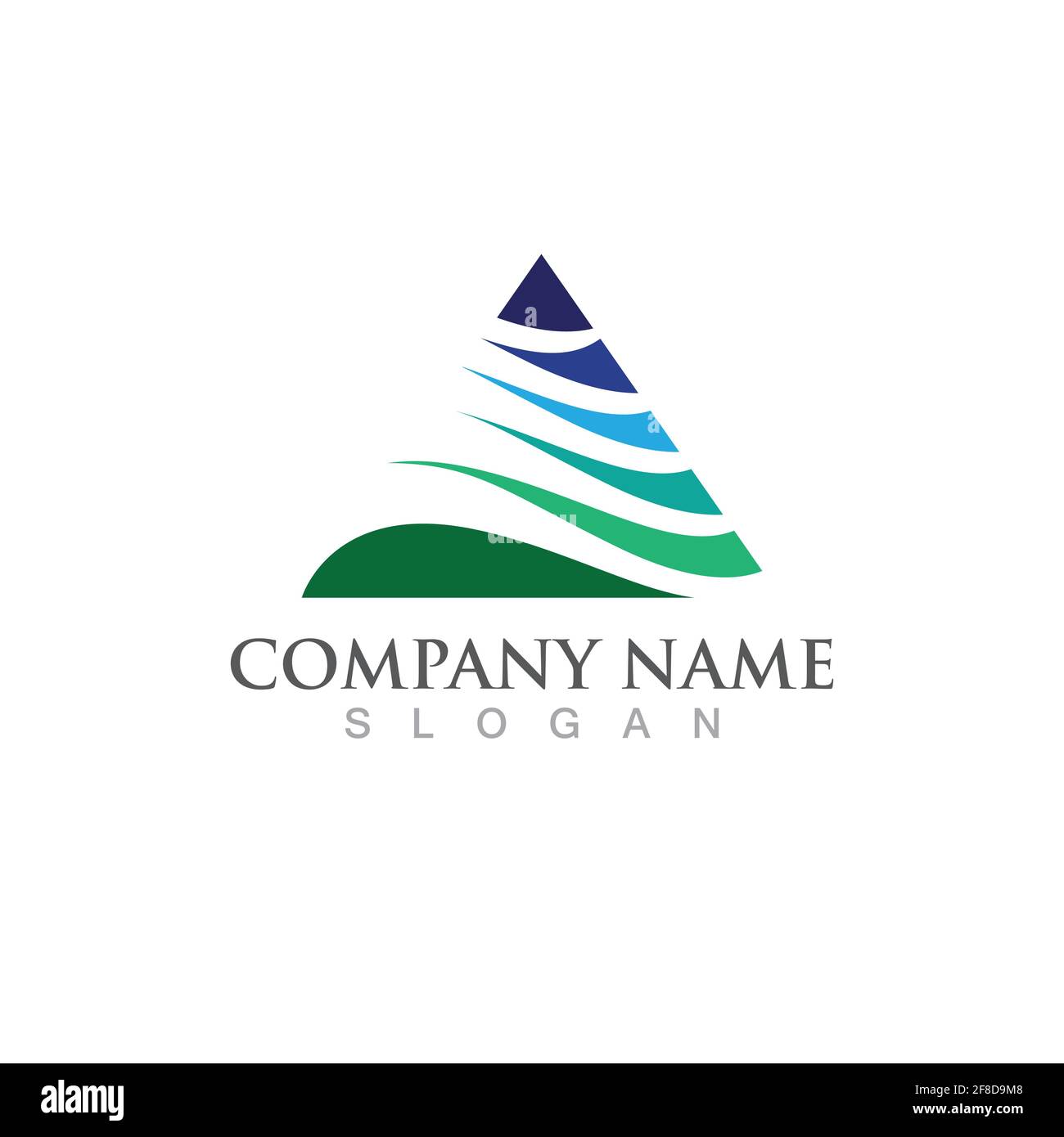 pyramid logo and symbol vector Stock Vector Image & Art - Alamy