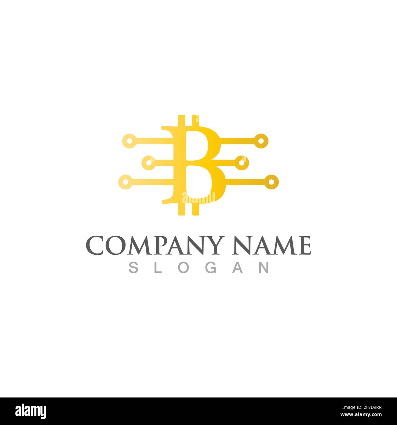 Btc coin logo and symbol vector image Stock Vector Image & Art - Alamy