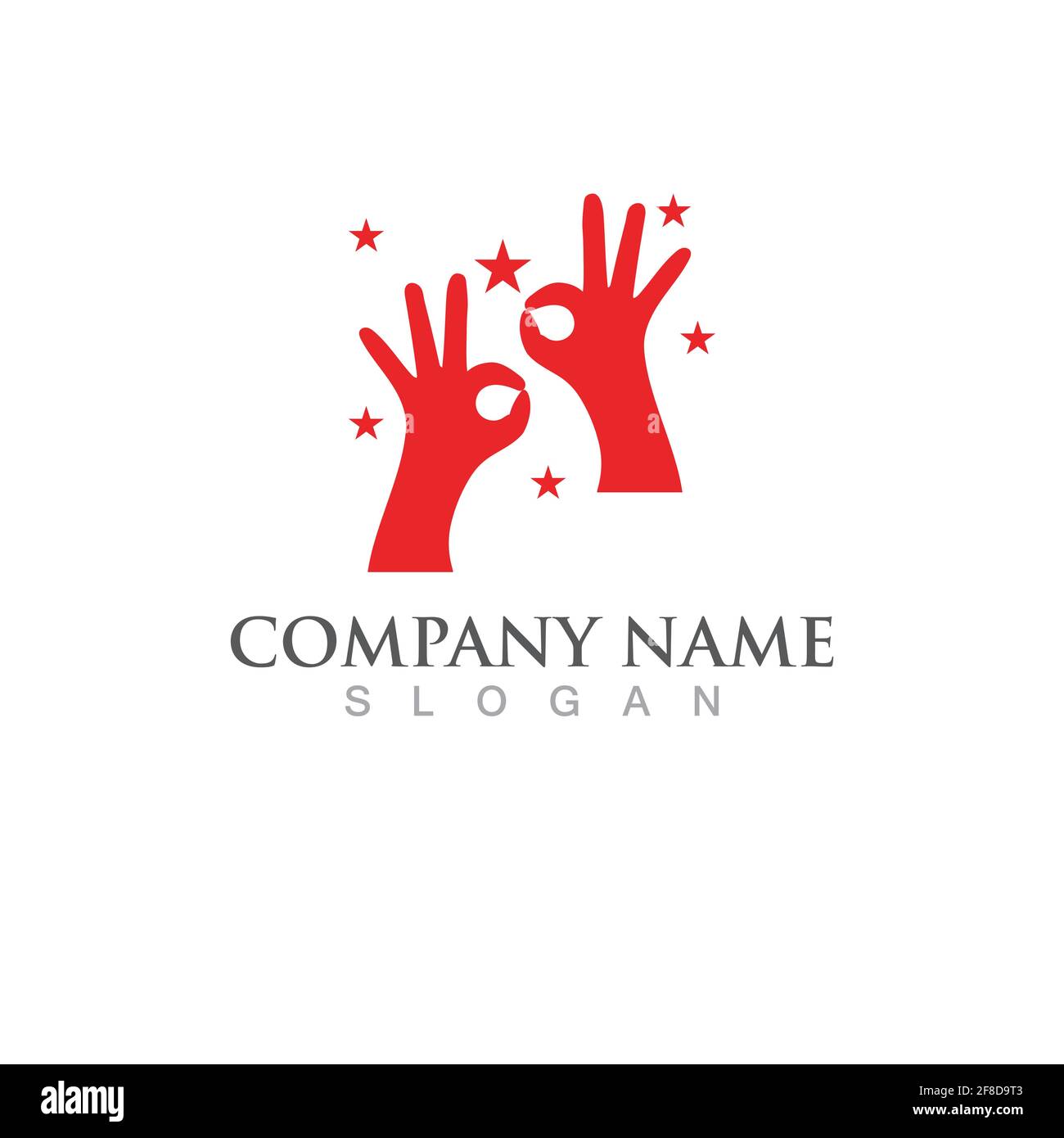 Hand logo and symbol vector Stock Vector Image & Art - Alamy