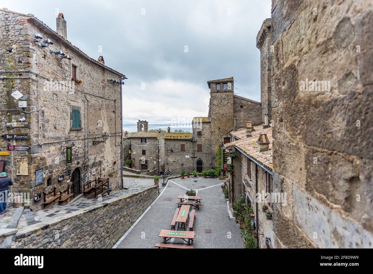 The medieval town castle of Bolsena, Also Rocca Monaldeschi, that ...