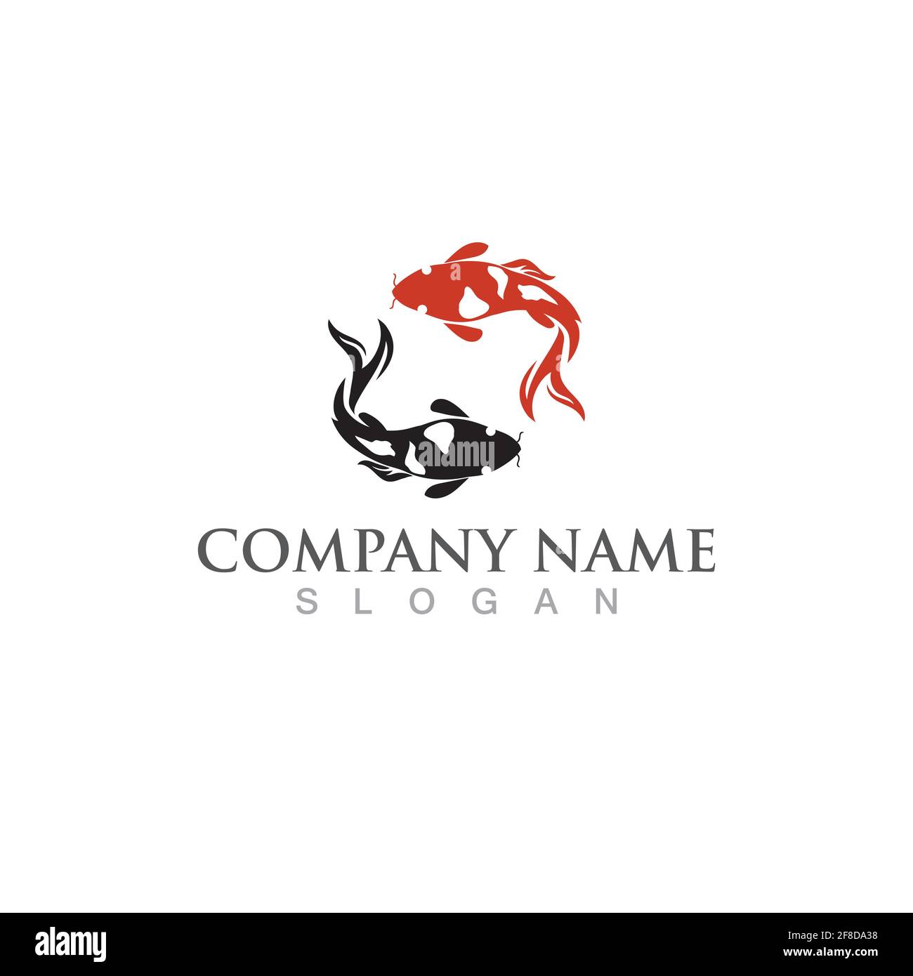 Koi circle logo hi-res stock photography and images - Alamy