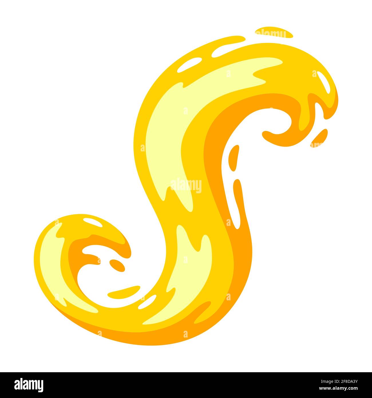 Yellow swirl Stock Vector Images - Alamy